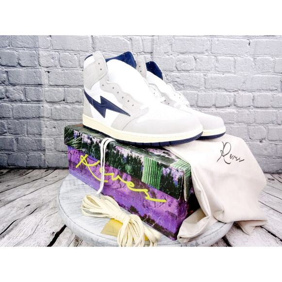 KIY | Shoes | Kiy Reves Pariskiy 85 White Grey Navymen 5 New In Box ...